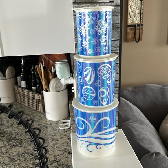 Tupperware | Kitchen | Tupperware Winter Canister Set | Poshmark